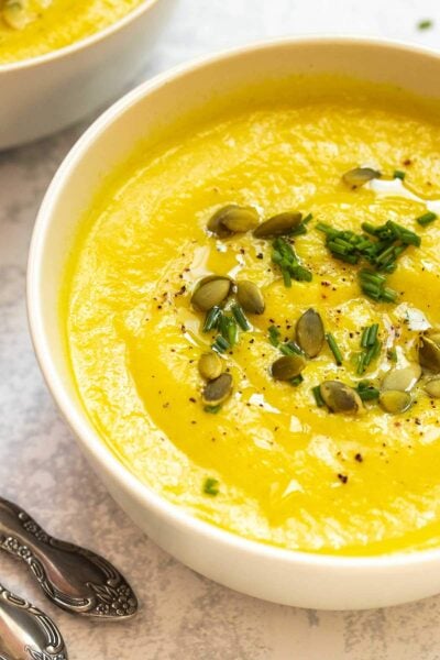 Golden Instant Pot Cauliflower Soup (Vegan) - The Recipe Well